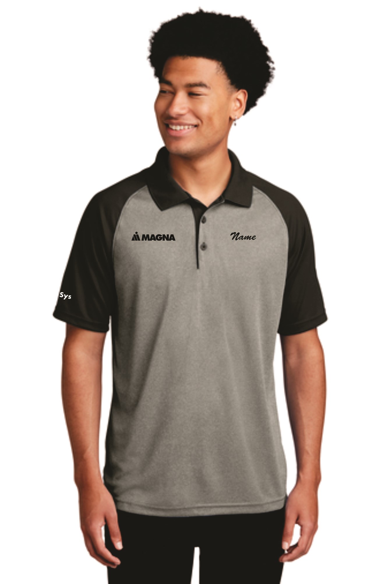 Sport-Tek® PosiCharge® RacerMesh® Raglan Heather Block Polo